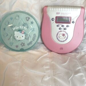 Sanrio | Other | Vintage Hello Kitty Portable Cd Player | Poshmark